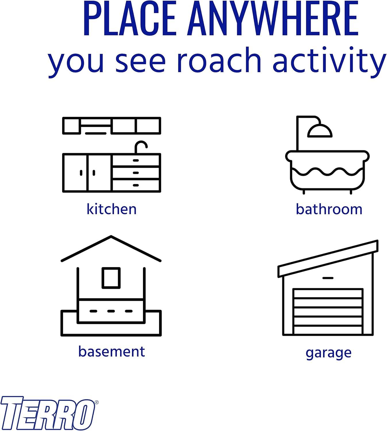 Terro T502 Ready-to-Use Indoor Cockroach Gel Bait Killer – Kills German ...